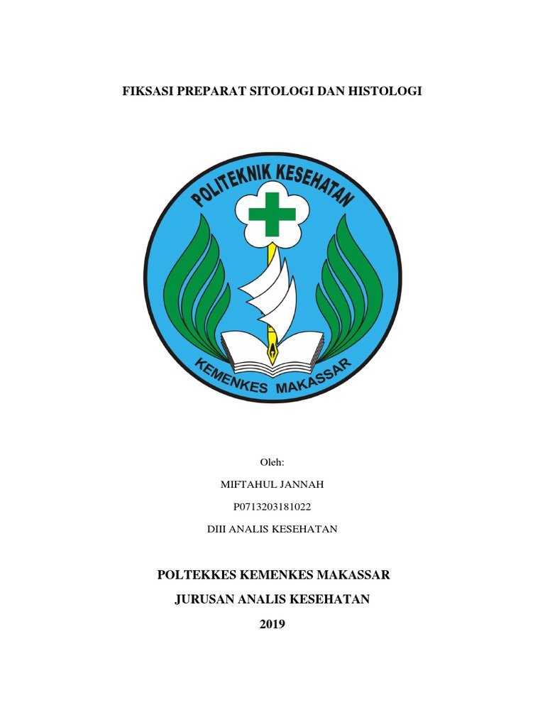 Tujuan dan Proses Fiksasi Preparat | PDF
