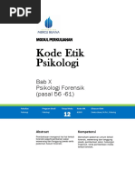 Kasus Pelanggaran Kode Etik Psikologi Tika Fix | PDF