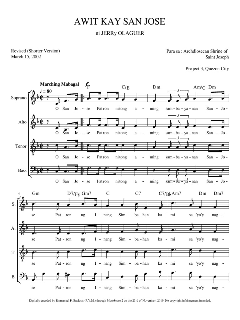 Awit Kay San Jose | PDF | Media Freedom | Freedom Of Expression Law