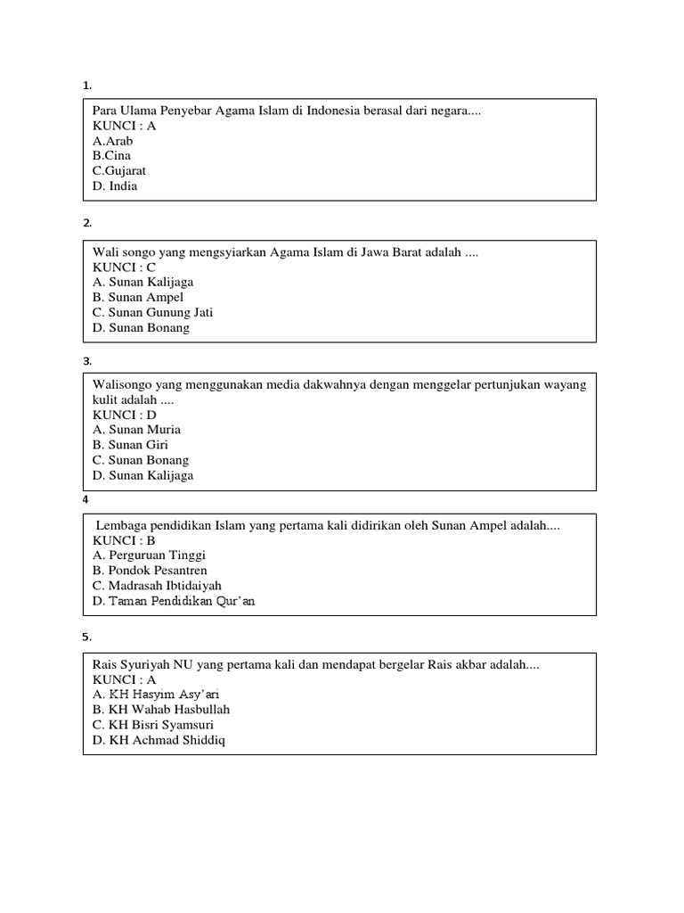 Aswaja Kelas 4 | PDF