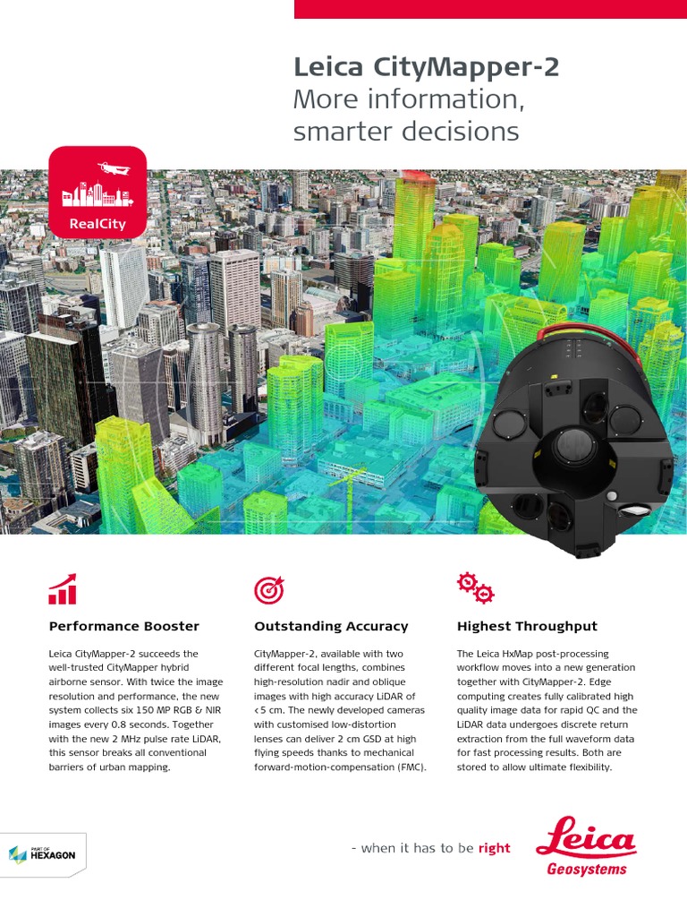 Leica City Mapper | PDF | Lidar | Camera