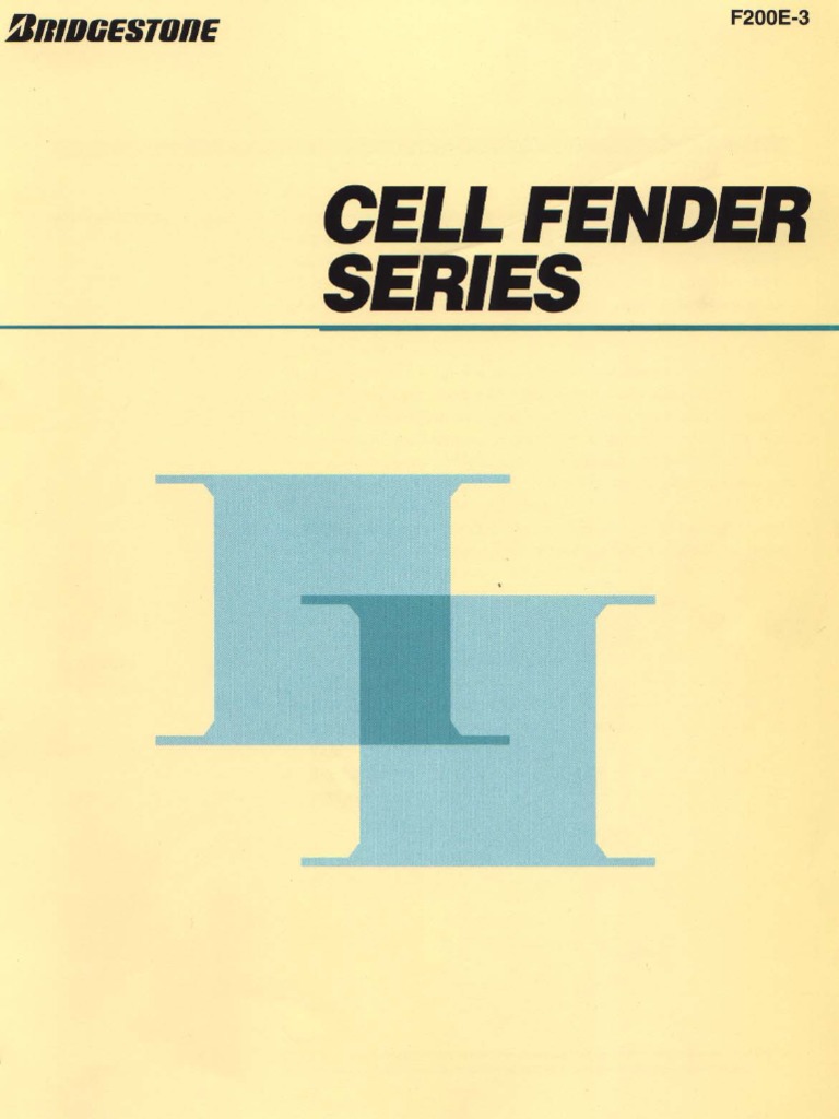 Bridgestone Cell Fender PDF | PDF