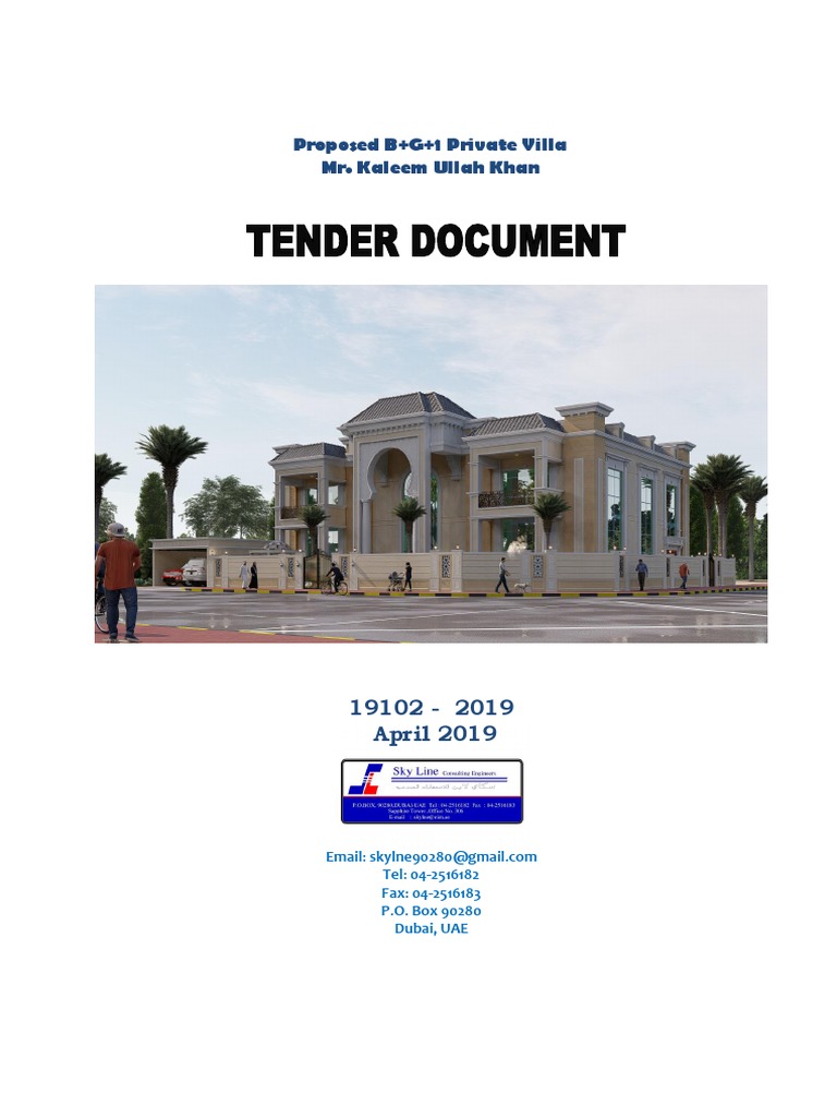 Specification | PDF | General Contractor | Specification (Technical Standard)