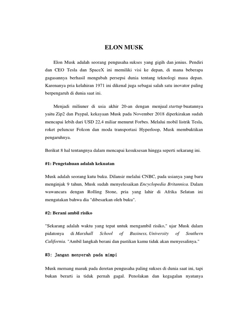 Elon Musk | PDF