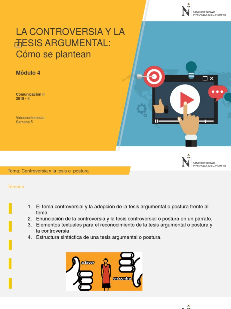 Semana 5 - Controversia y Tesis argumentalMEJORADO | PDF | Science ...