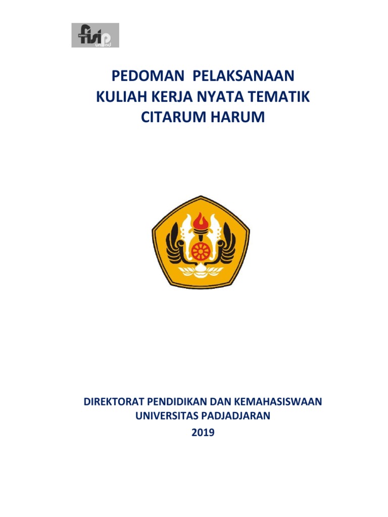 Pedoman KKN Tematik Citarum Harum Final | PDF