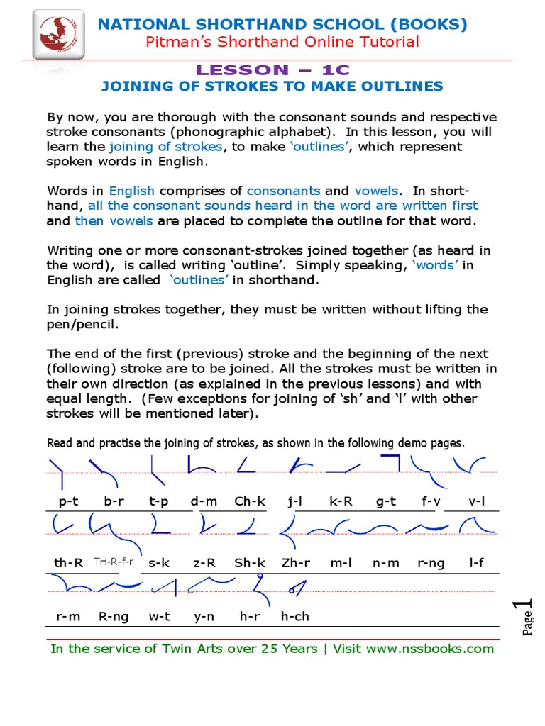 Lesson 1C PDF | Download Free PDF | Shorthand | Encodings