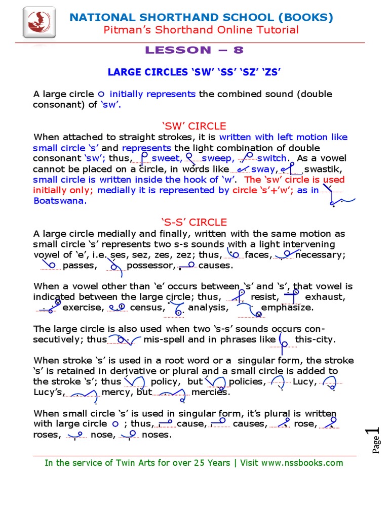SHORTHAND | PDF | Shorthand | Phonetics