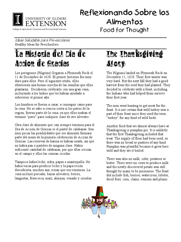 Thanksgiving Day - Dia de Gracias | PDF | Maíz | Alimentos