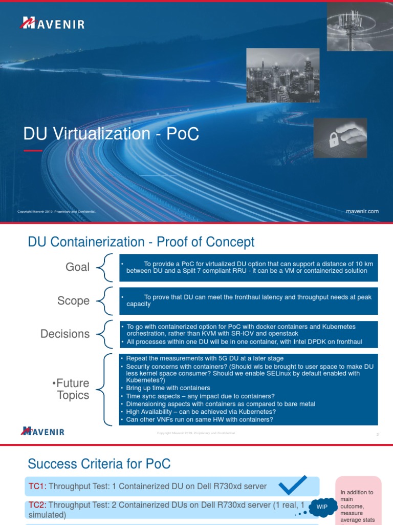 DU Virtualization PoC | PDF | Operating System Technology | Digital Technology