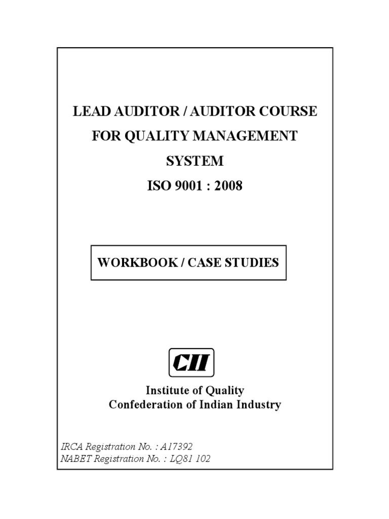 Workbook Updated To 2008 Ver | PDF | Quality Management System | Iso 9000