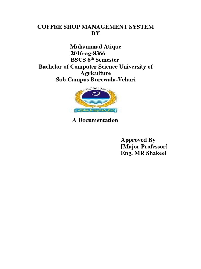 Coffee Shop Management System | PDF | Software Testing | Unit Testing