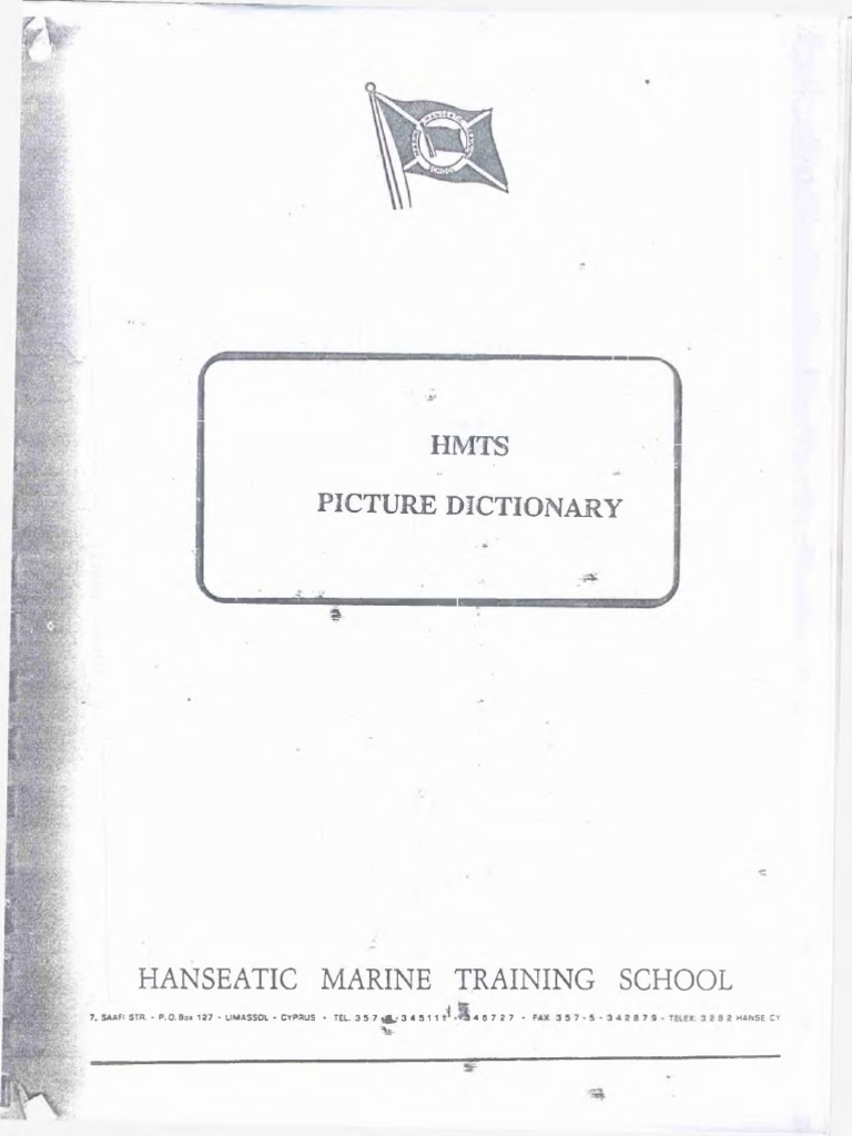 Maritime Picture Dictionary | PDF | Equipo | Herramientas