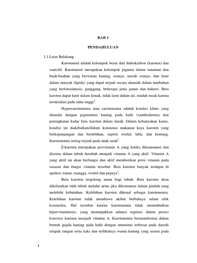 Hiperkarotenemia pada Dewasa | PDF