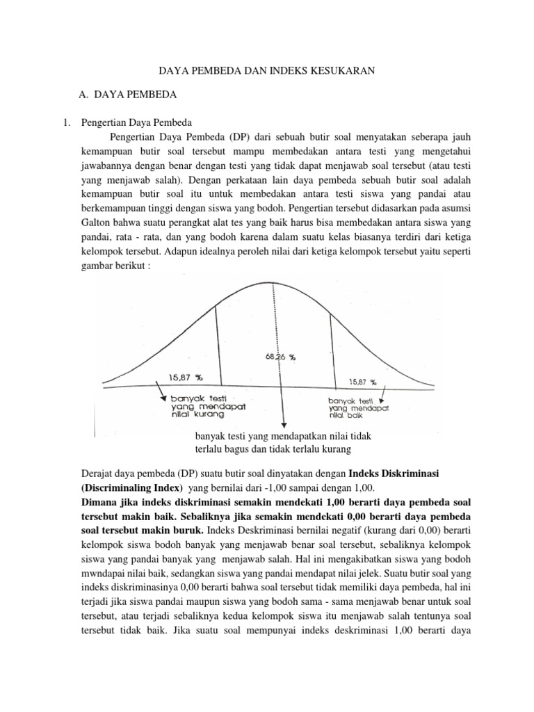 Indeks Kesukaran | PDF