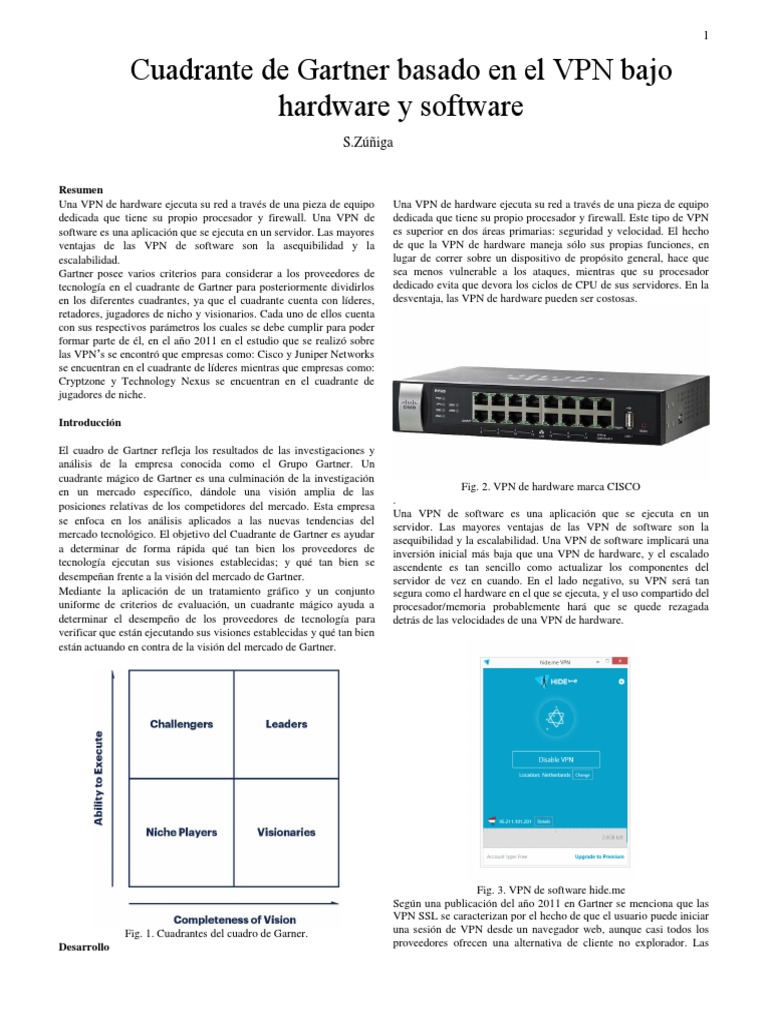 VPN Gartner | PDF | Red privada virtual | Hardware de la computadora
