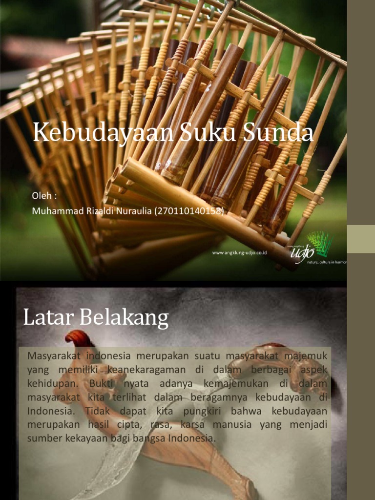 Kebudayaan Suku Sunda. Oleh Muhammad Rizaldi Nuraulia | PDF