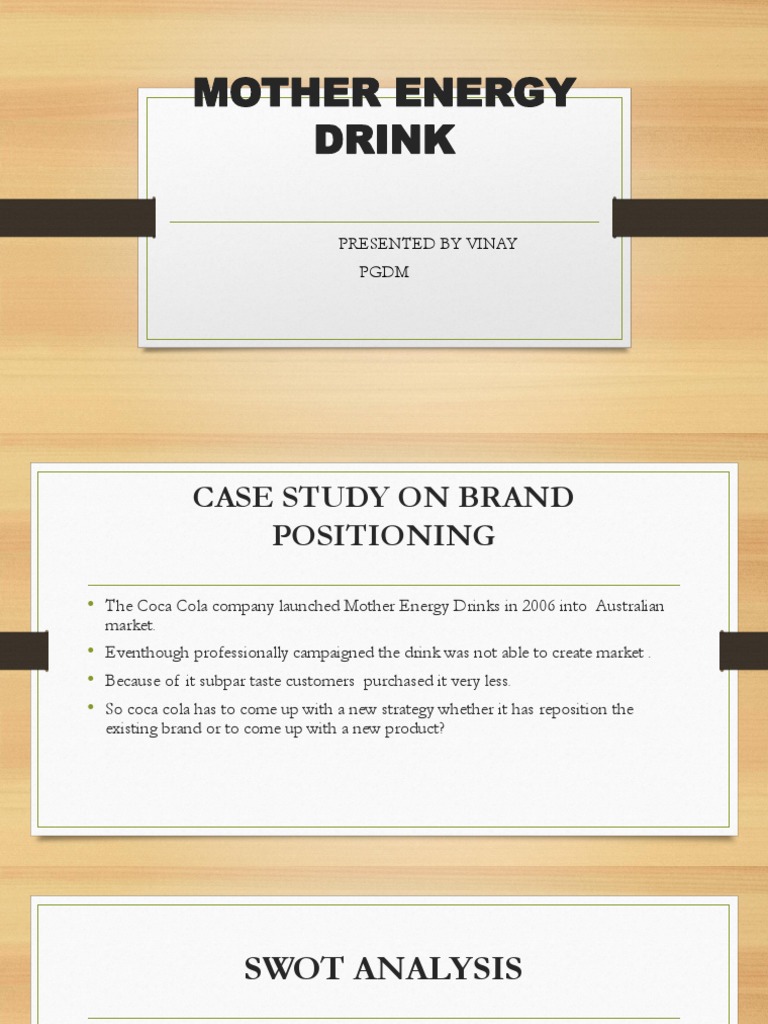 Mother Energy Drink | PDF | Business | Cooking, Food & Wine