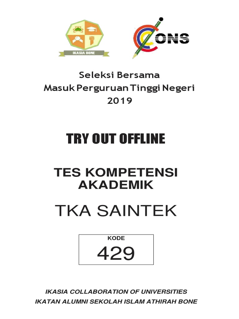 Soal Try Out TKA Saintek | PDF