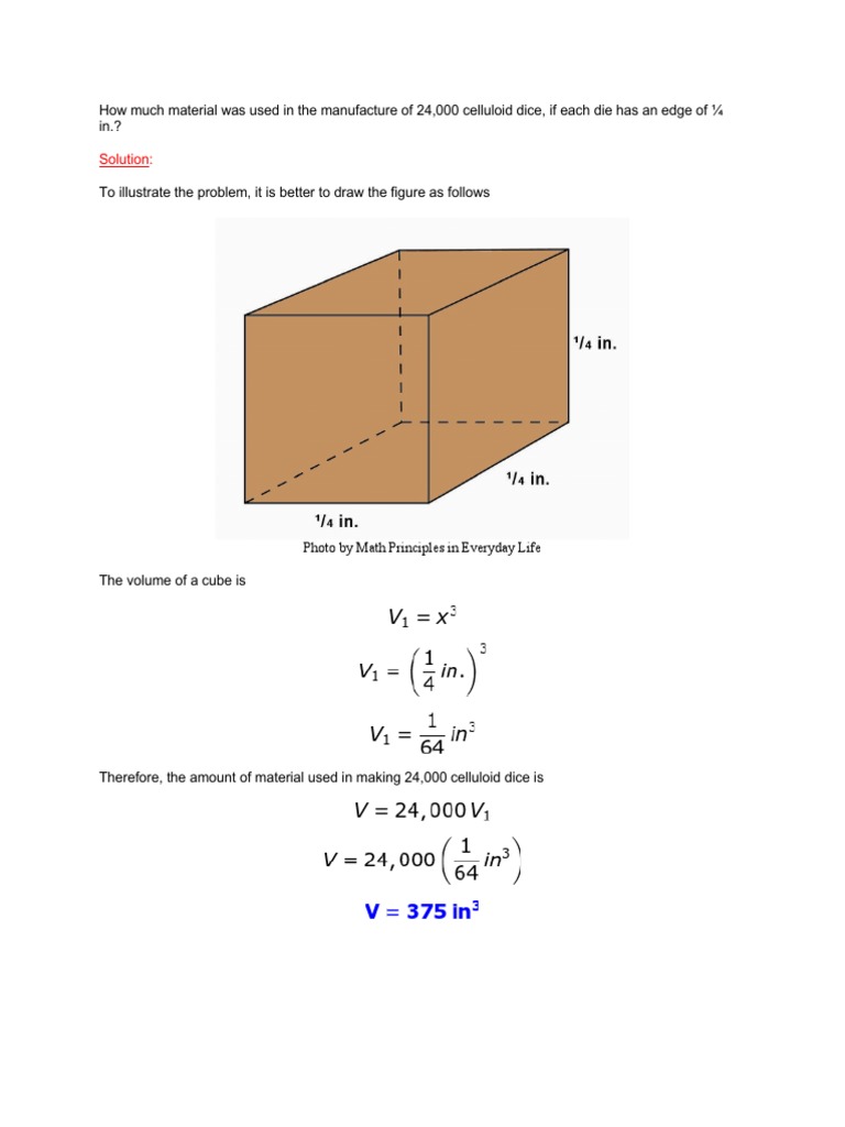 Cube Prob | PDF | Triangle | Euclidean Geometry