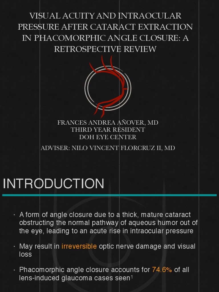 Visual Acuity and Intraocular Pressure After Cataract Extraction in ...