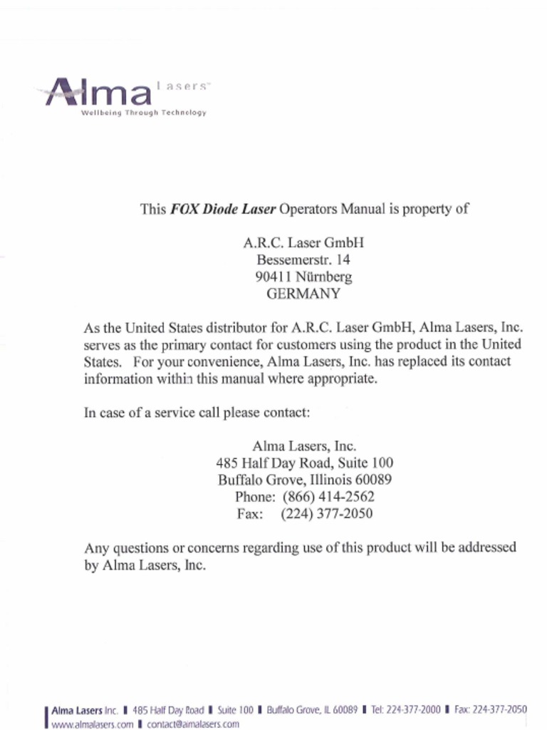 FOX Operators Manual | PDF