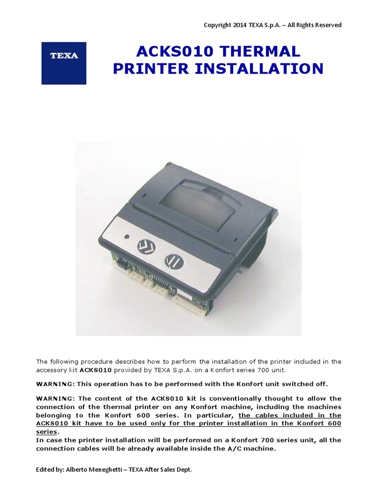 ACKS010 | PDF | Electrical Connector | Printer (Computing)