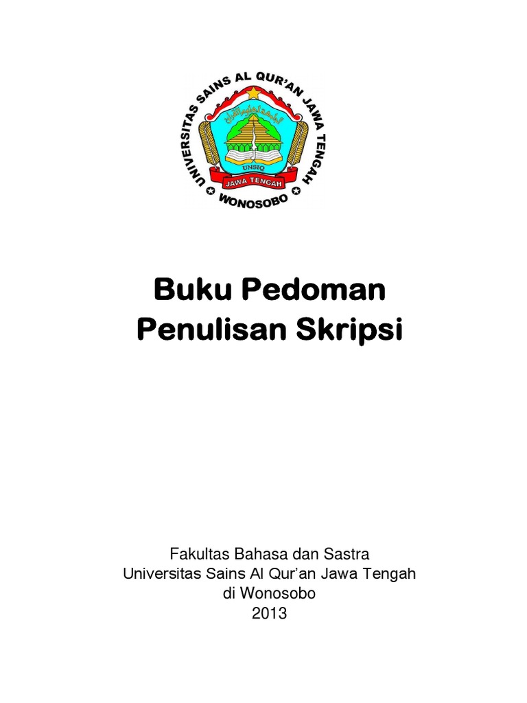 Buku Pedoman Skripsi | PDF