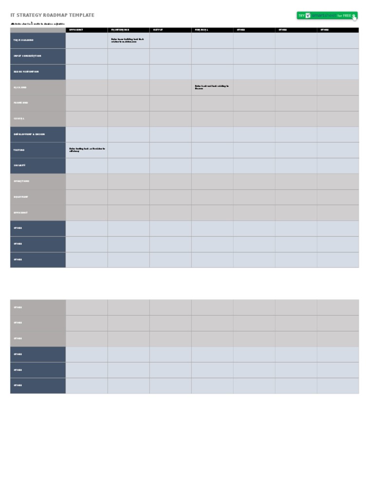 IC IT Strategy Roadmap Template 8664 | PDF