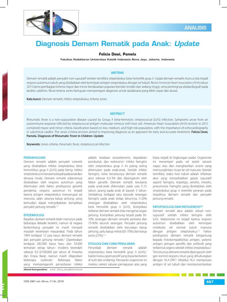 Analisis-Diagnosis Demam Rematik Pada Anak-Update | PDF