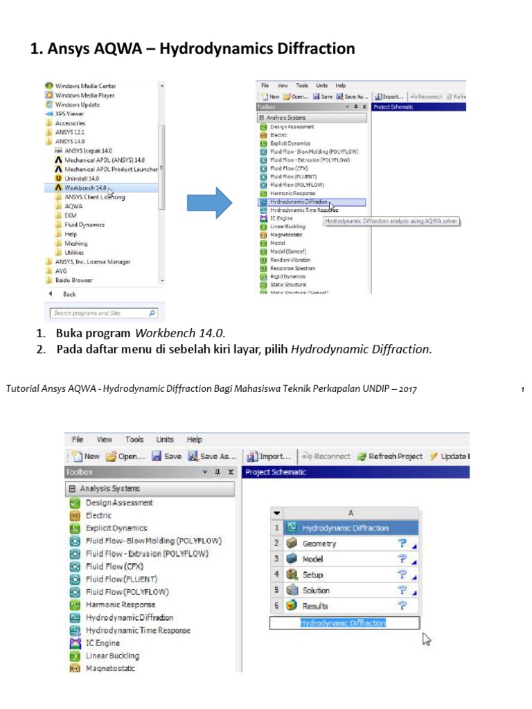 Tutorial Ansys AQWA untuk Mahasiswa Teknik | PDF