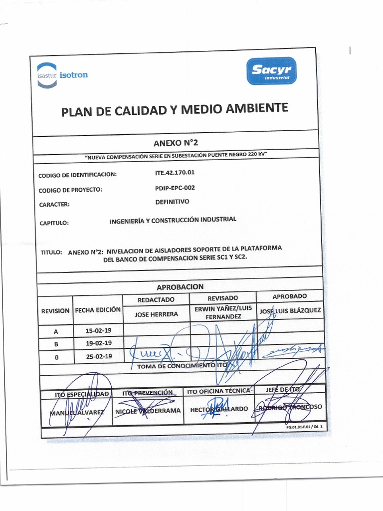 ITE.42.170.01 Anexo N°2 Nivelacion de Aisladores de Plataforma SC1 y ...
