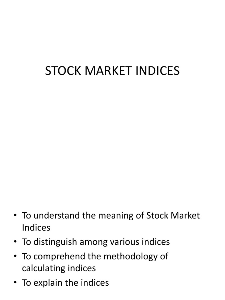 Stock Market Indices | PDF | Stock Market Index | Stock Market