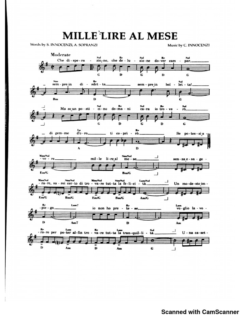 Mille Lire Al Mese | PDF