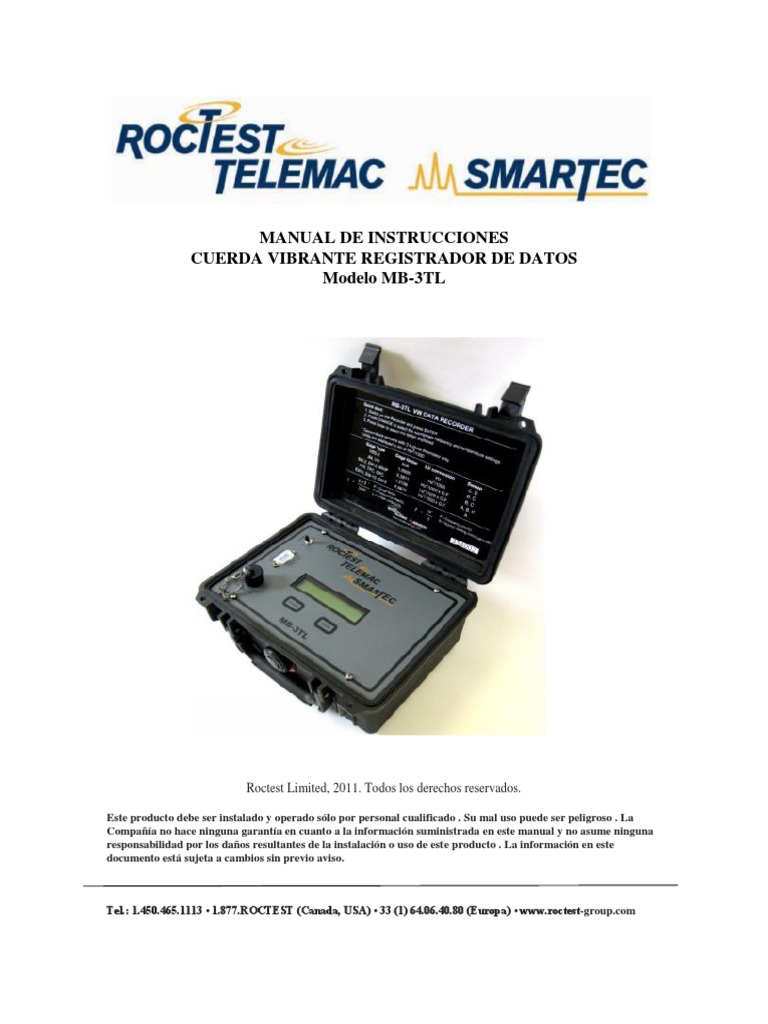 Manual Roctest MB3TL Traducido | PDF | Programa de computadora ...