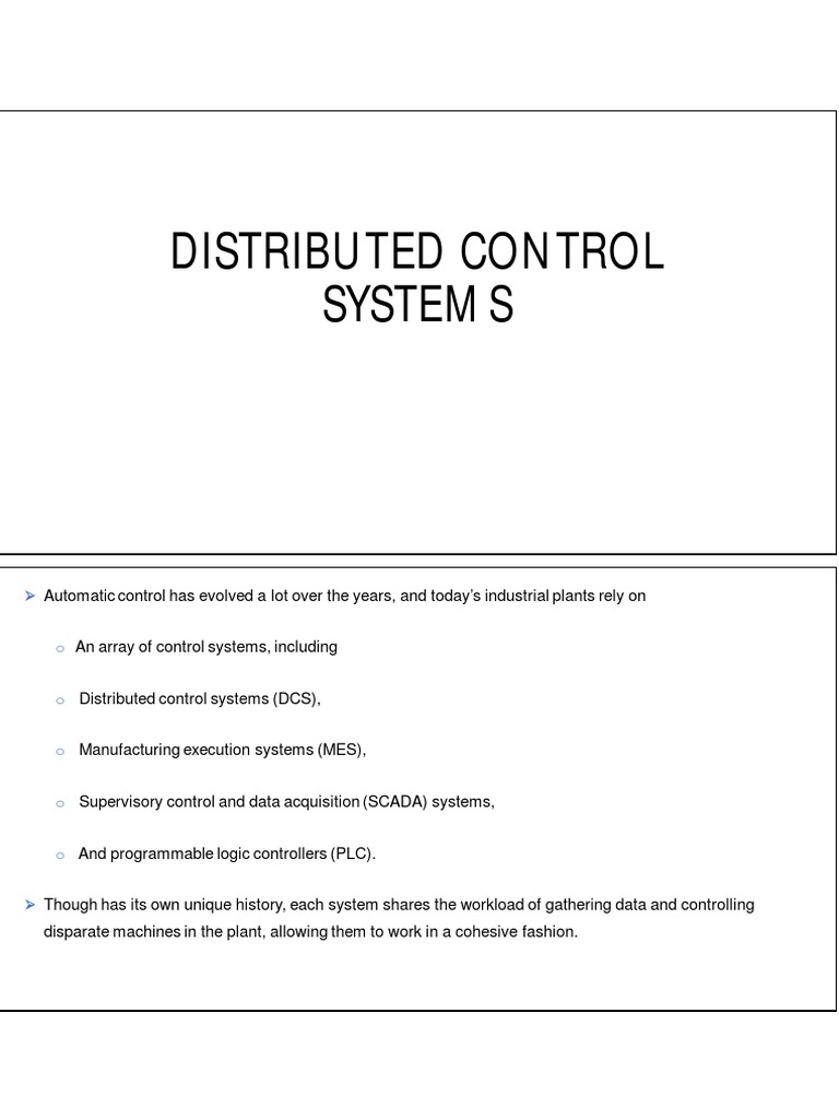 DCS Final | Download Free PDF | Databases | Programmable Logic Controller