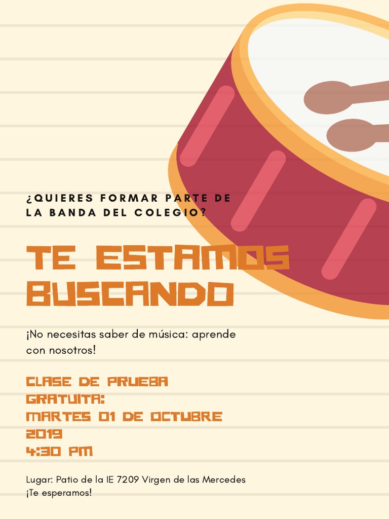 Invitación A Banda | PDF