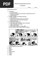 Actividades de historieta para quinto grado | PDF | Cómics | Dibujos ...