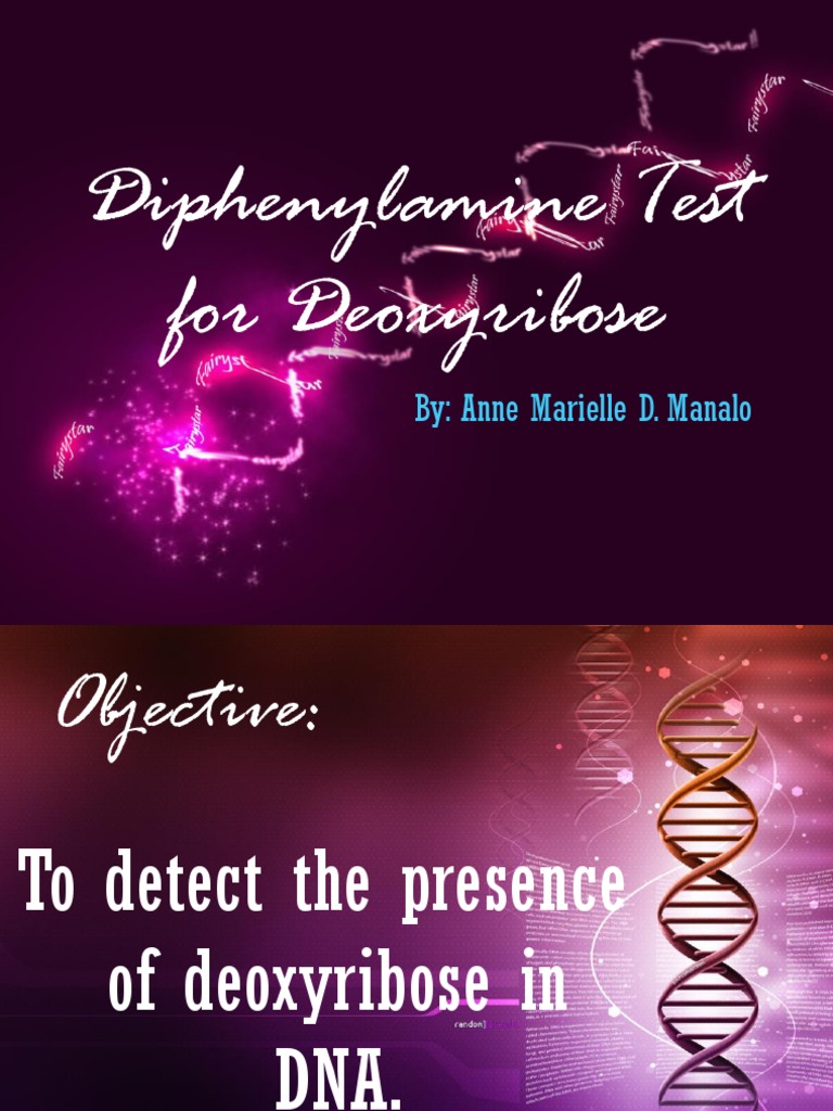 Diphenylamine Test | PDF | Histone | Dna