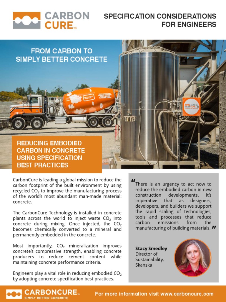 Best Practices for CarbonCure Concrete | PDF | Concrete | Cement