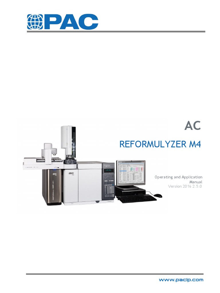 Reformulyzer Operating and Application Manual V 2016 2.5.0 20160511 PDF ...