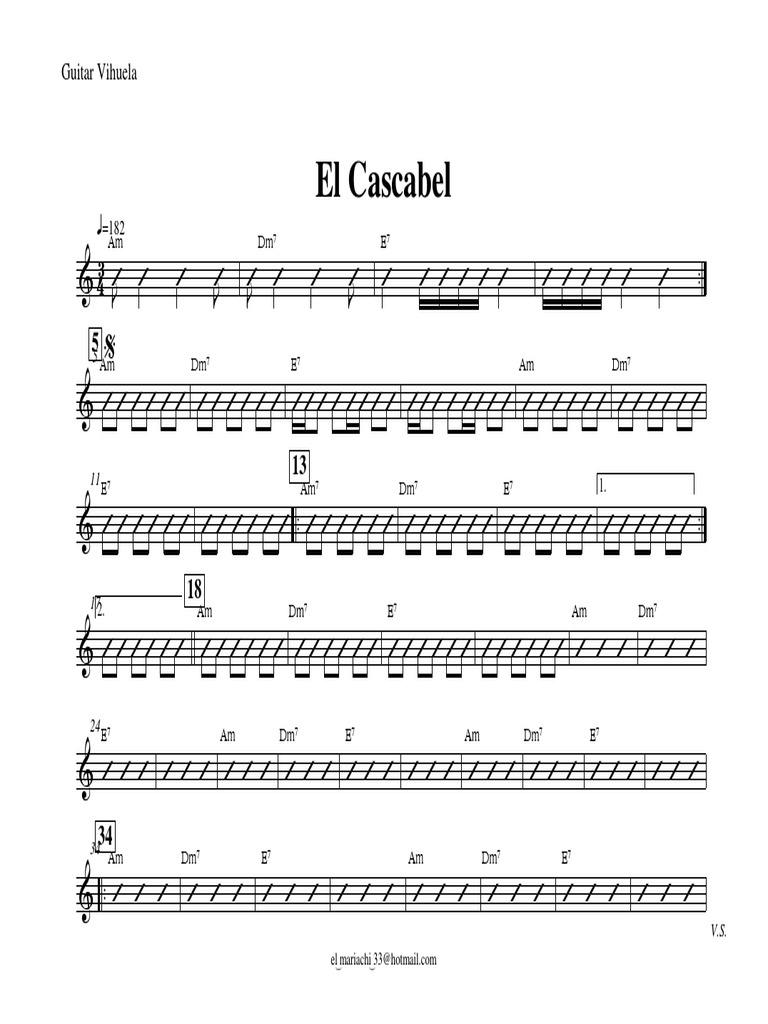 Letras Con Cascabeles Partitura Para Guitarra Easy Guitar Songs For