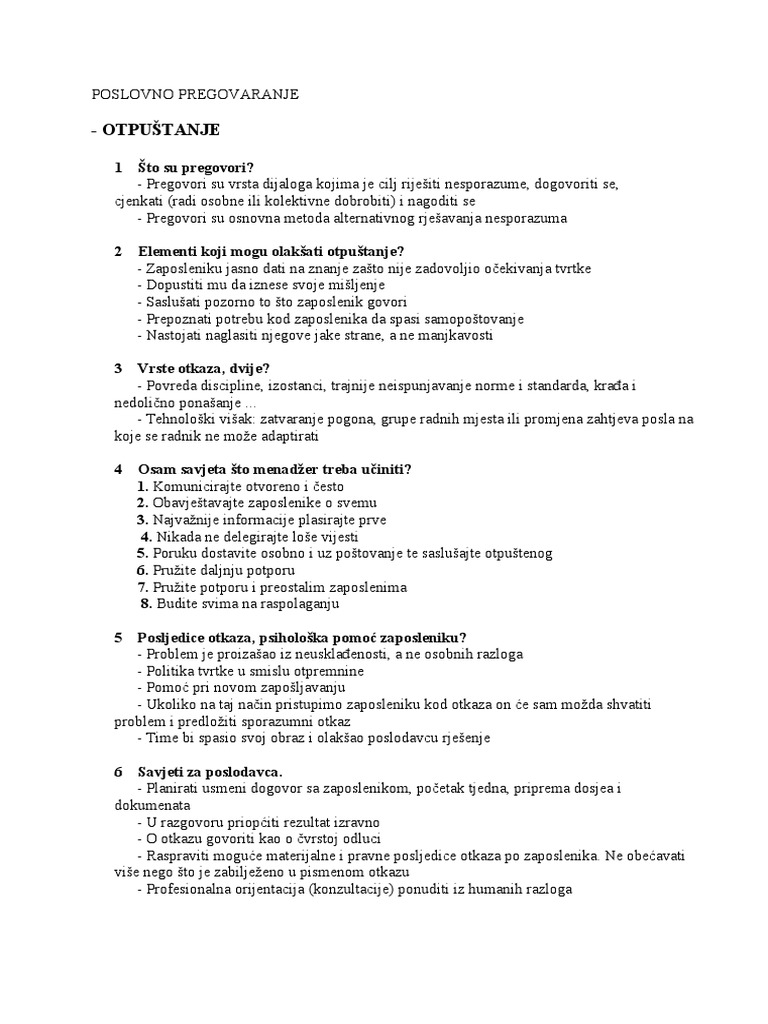 Poslovno Pregovaranje | PDF