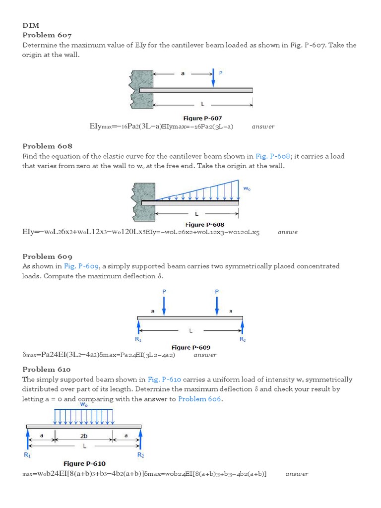 DIM | PDF | Beam (Structure) | Applied And Interdisciplinary Physics