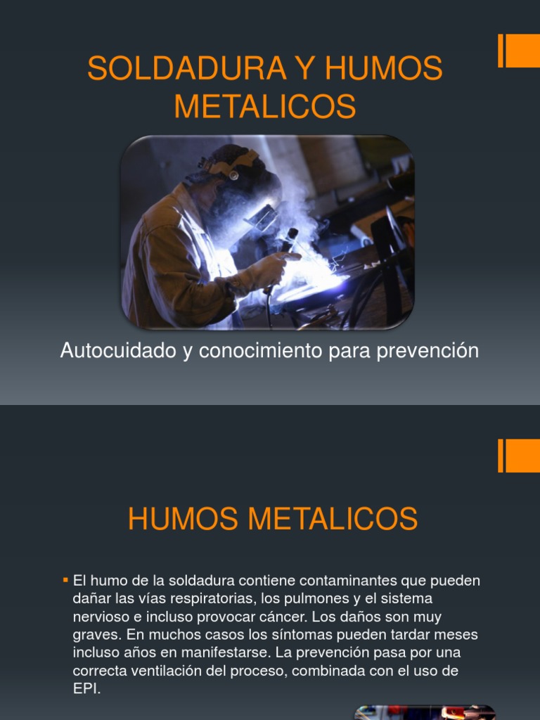 Humos Metalicos | PDF | Máscara | Soldadura