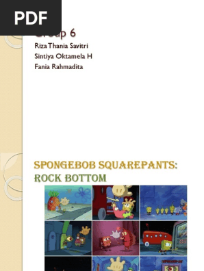 Spongebob Tongue Rock Bottom