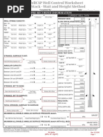 IWCF Formula Sheet - API | PDF | Continuum Mechanics | Civil Engineering