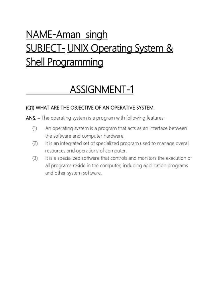An In-Depth Look at the Objectives, Evolution and Functions of Operating Systems with a Focus on ...