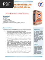 Rombo Cemento CPC 30R | PDF | Hormigón | Cemento