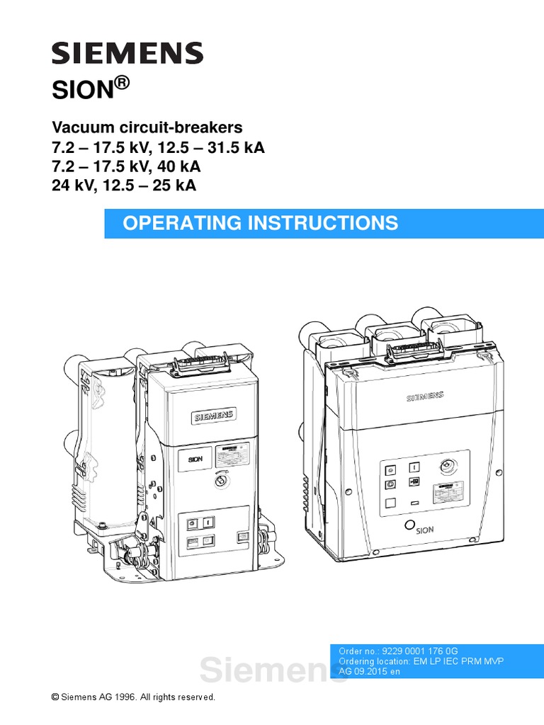 Sion Operating Instruction | PDF | Electrical Connector | Switch